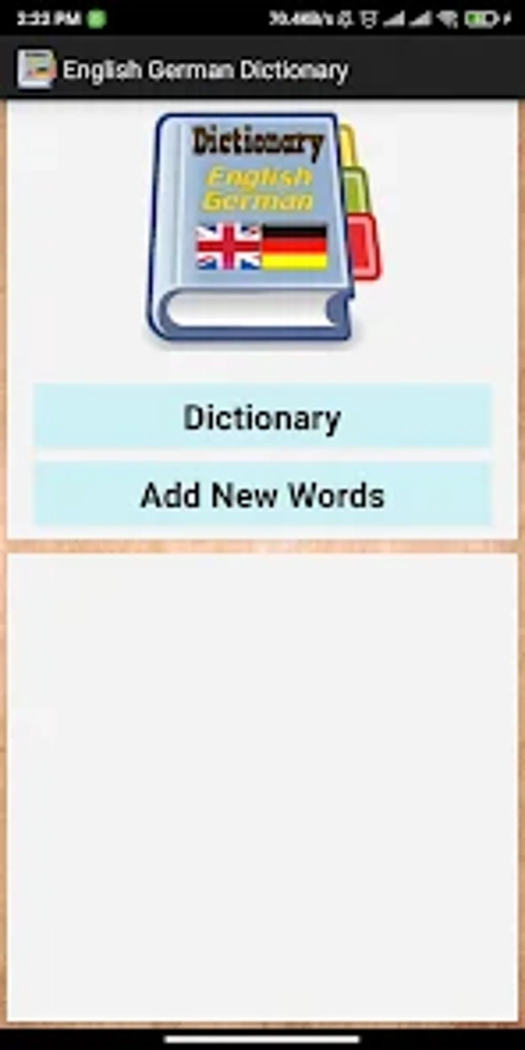 English German Dictionary pour Android - Télécharger