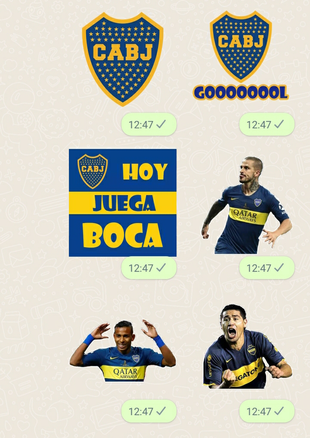 Boca Juniors Stickers para Android - Descargar