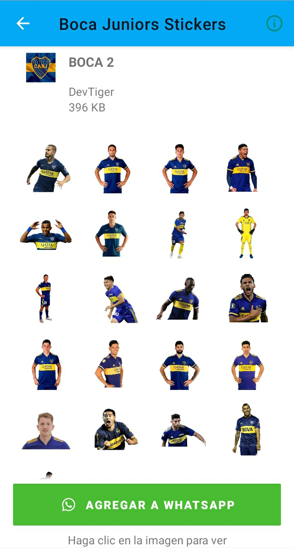 Boca Juniors Stickers para Android - Descargar