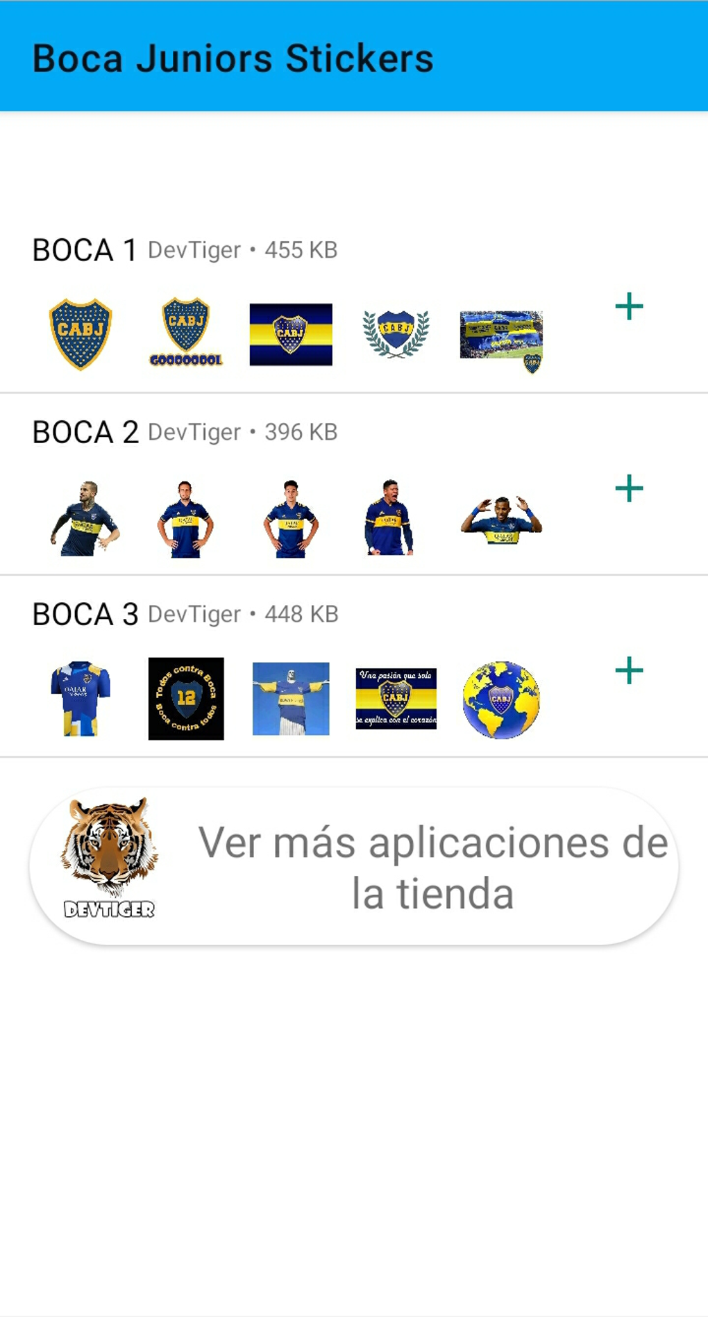Boca Juniors Stickers para Android - Descargar