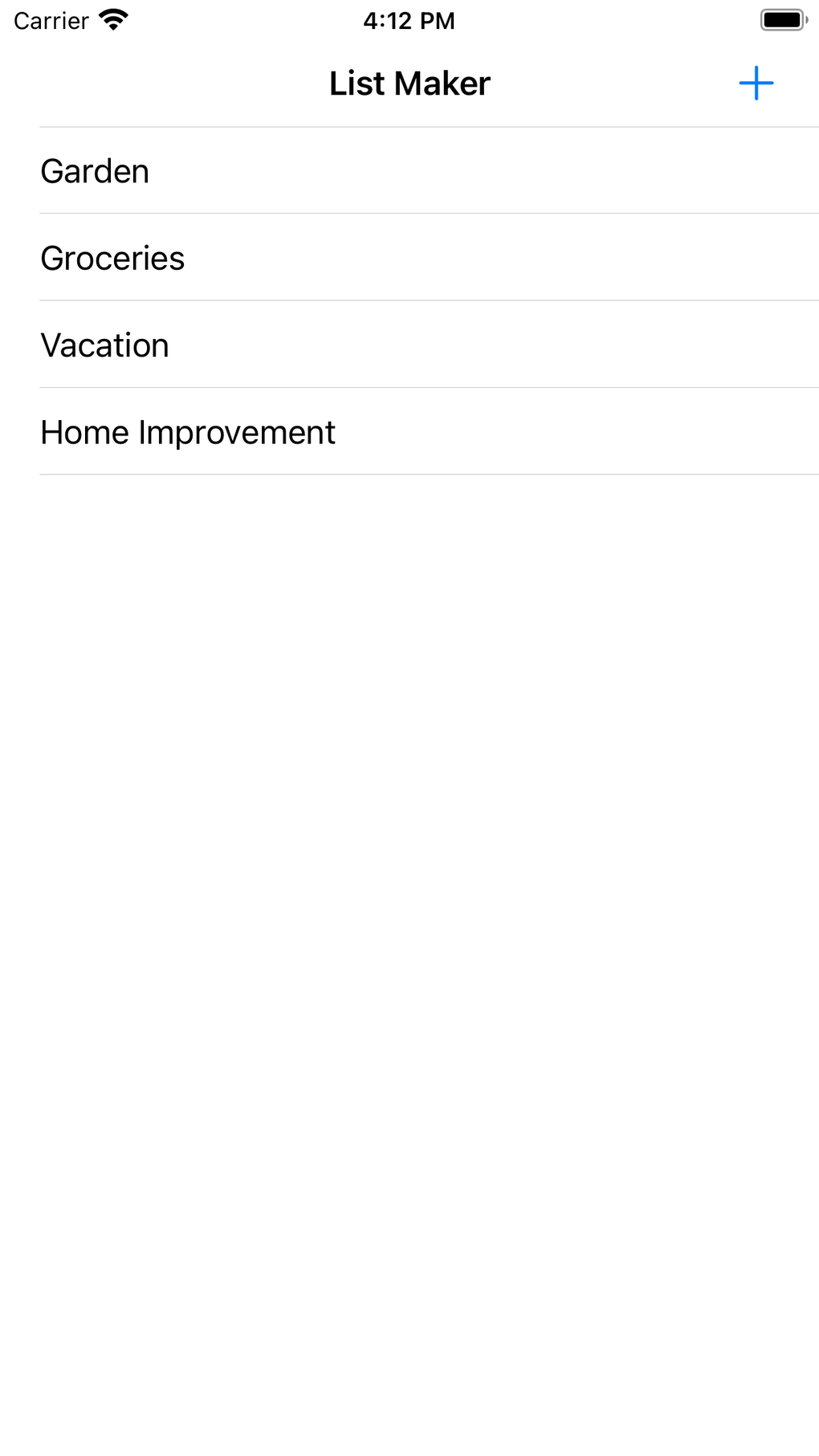 List-Maker pour iPhone - Télécharger