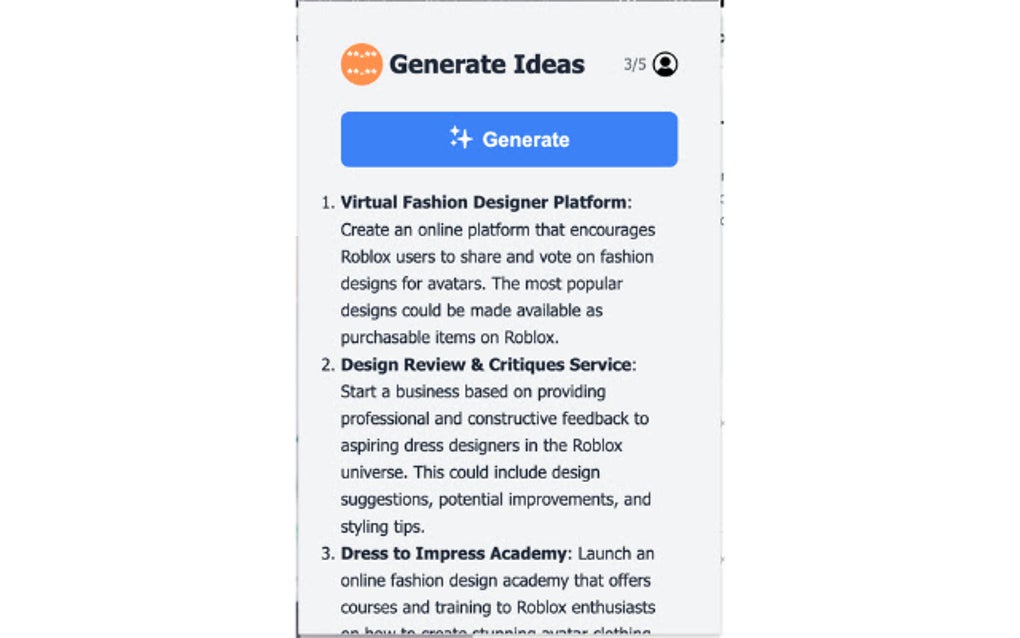 Bad Ideas Generator Google Chrome 용 - 확장 프로그램 다운로드