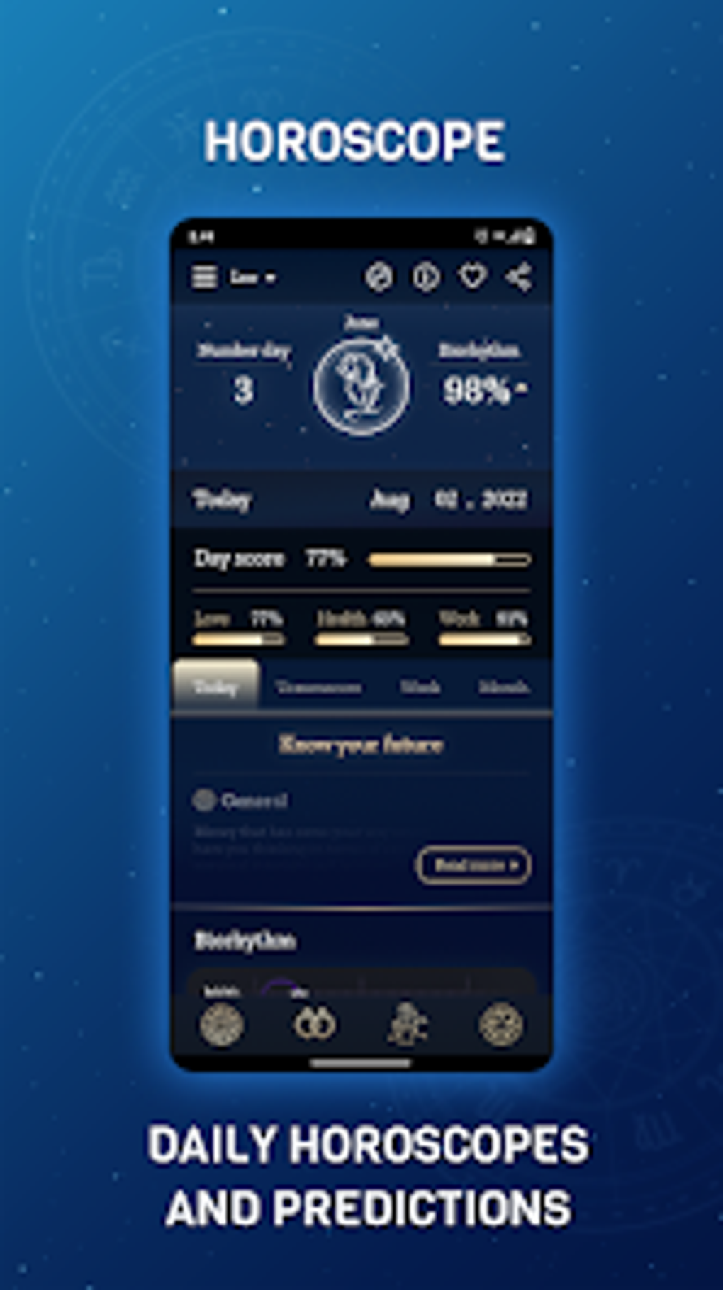 Horoscope Zodiac signs per Android - Download