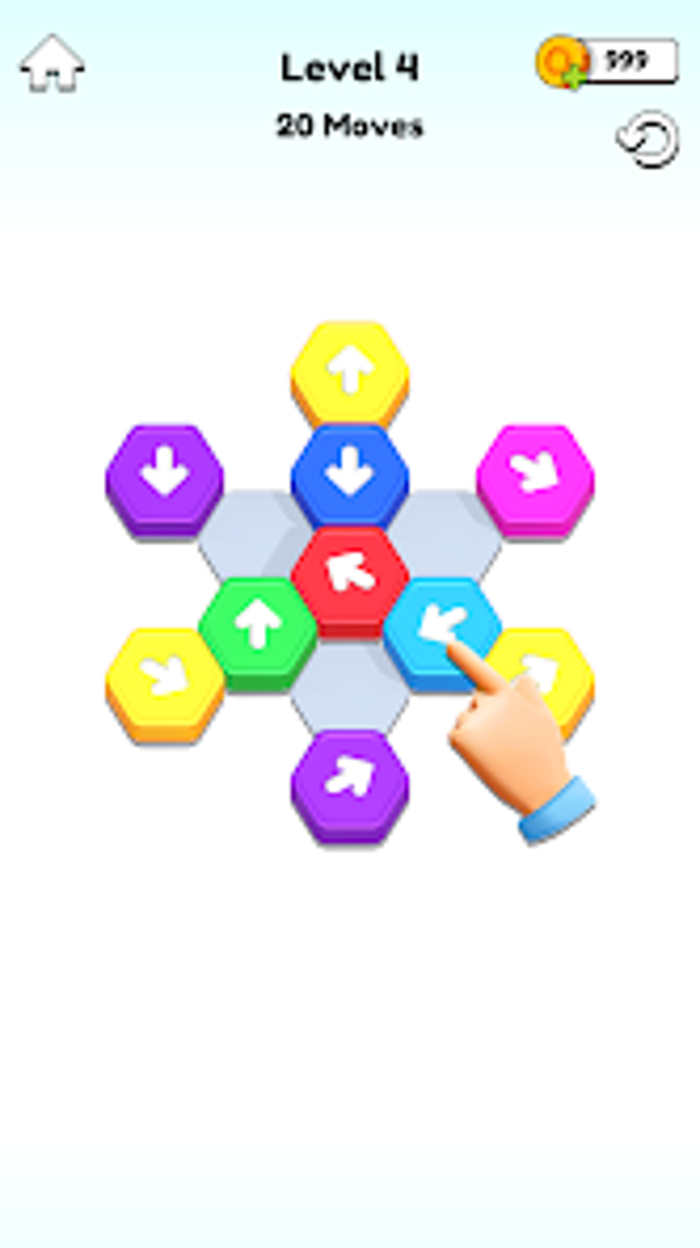 Hexa Slide Away: Tap Hexa per Android - Download