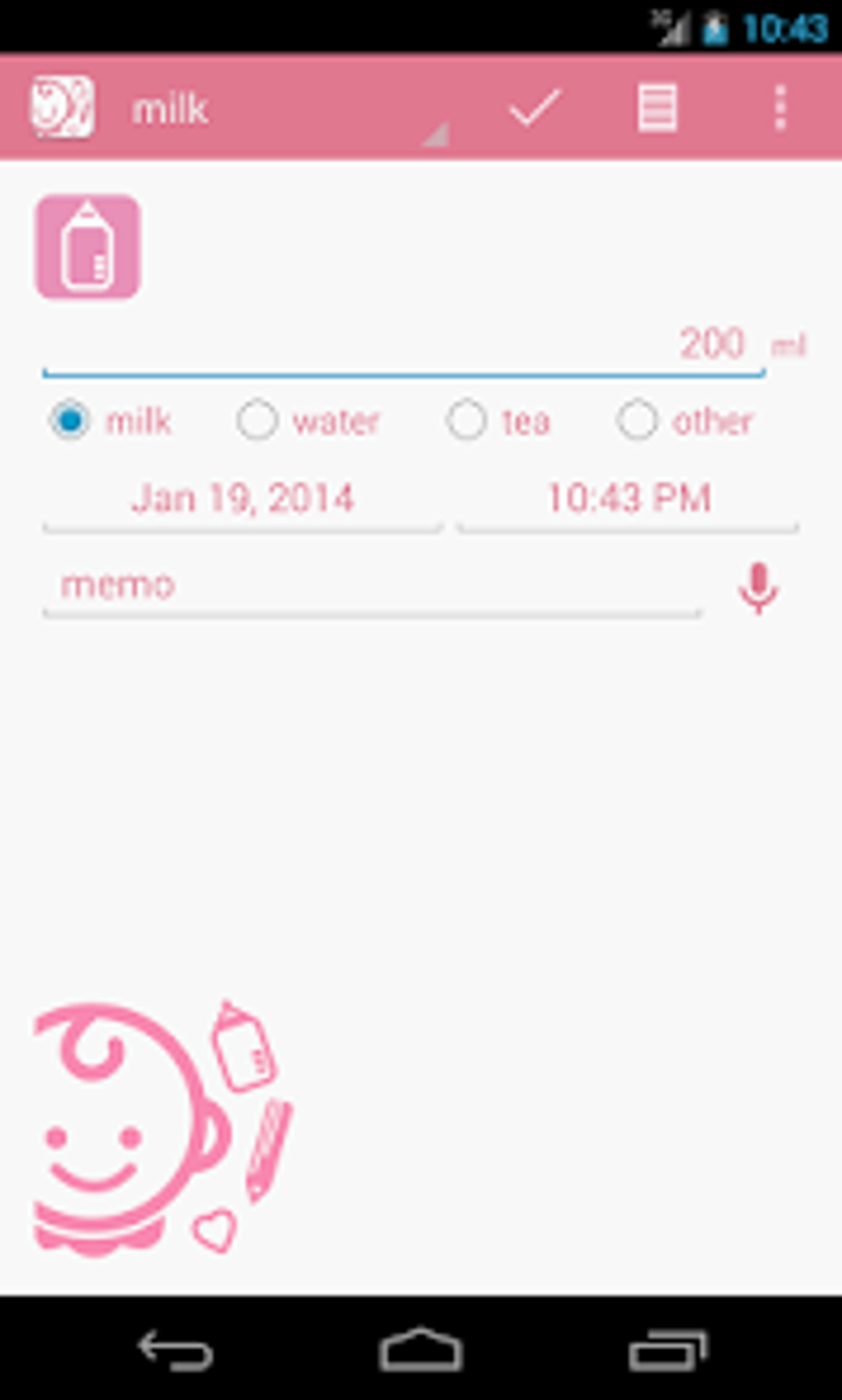 Baby Book - Child Care Diary for Android - Download