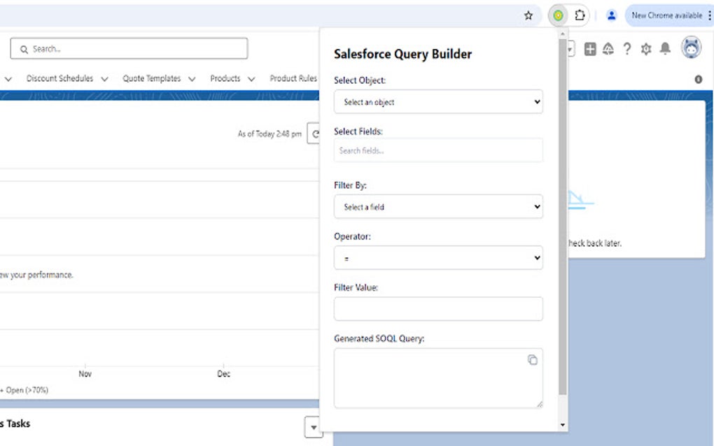 Salesforce Query Builder สำหรับ Google Chrome - ส่วนขยาย ดาวน์โหลด