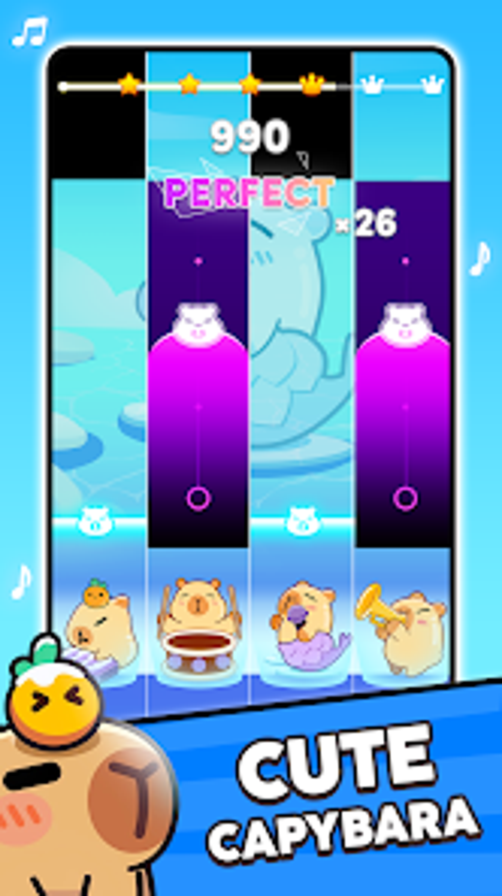 Capybara Piano: Fun Music Game per Android - Download