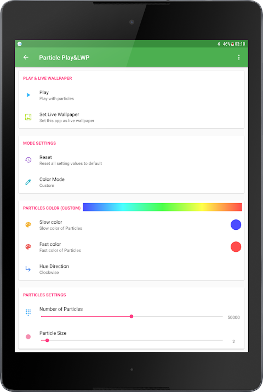 Particle Live Wallpaper n Play APK for Android - Download