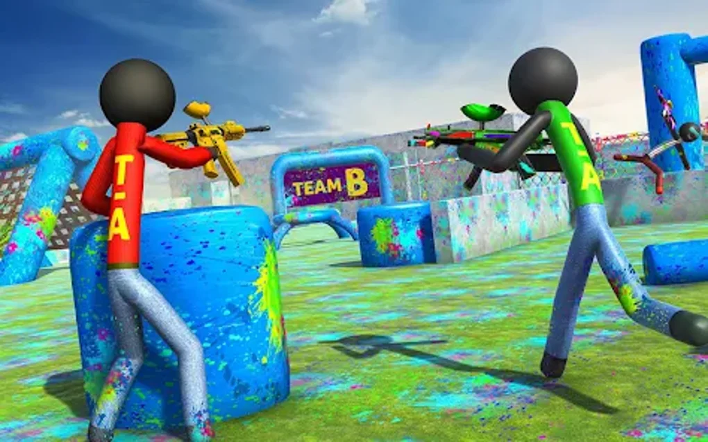 Stickman Paintball Shooting for Android - Download