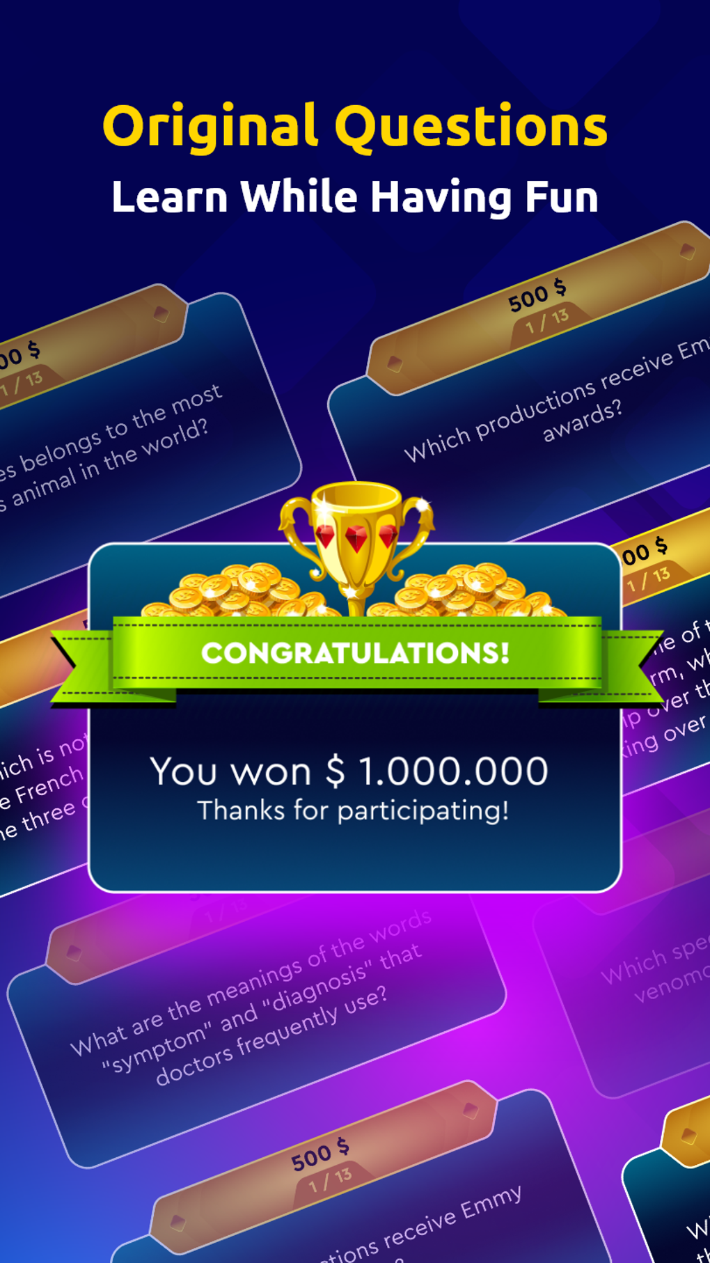 Get Millionaire Free Quiz Trivia Questions Game For Android Download Get Millionaire Free Quiz Trivia Questions Game For Android Download