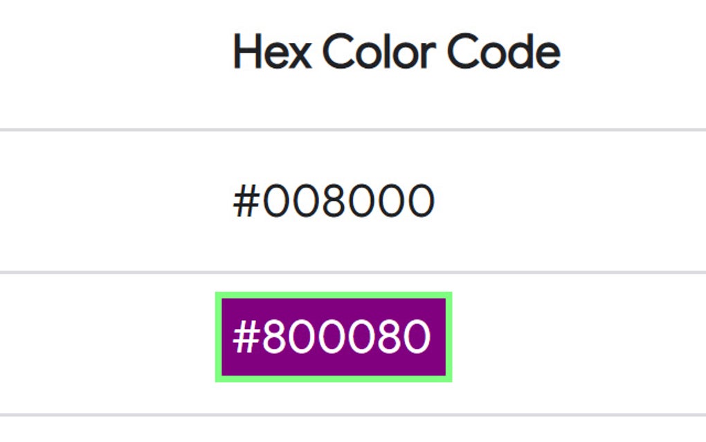 HEX Color Preview para Google Chrome - Extensión Descargar