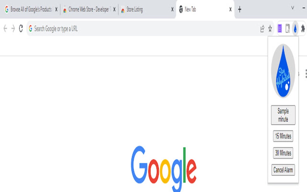Delta's Drink Water Reminder for Google Chrome - Extension Download
