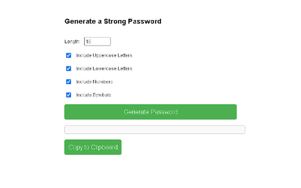Strong Password Generator für Google Chrome - Erweiterung Download