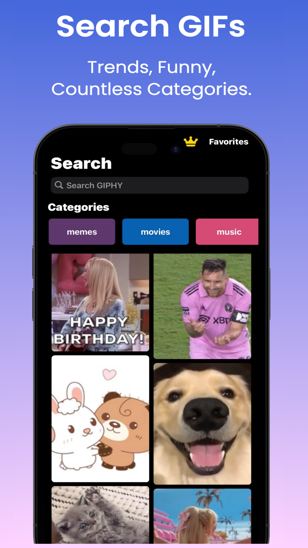 GifSkip: Search Share Gifs per iPhone - Download
