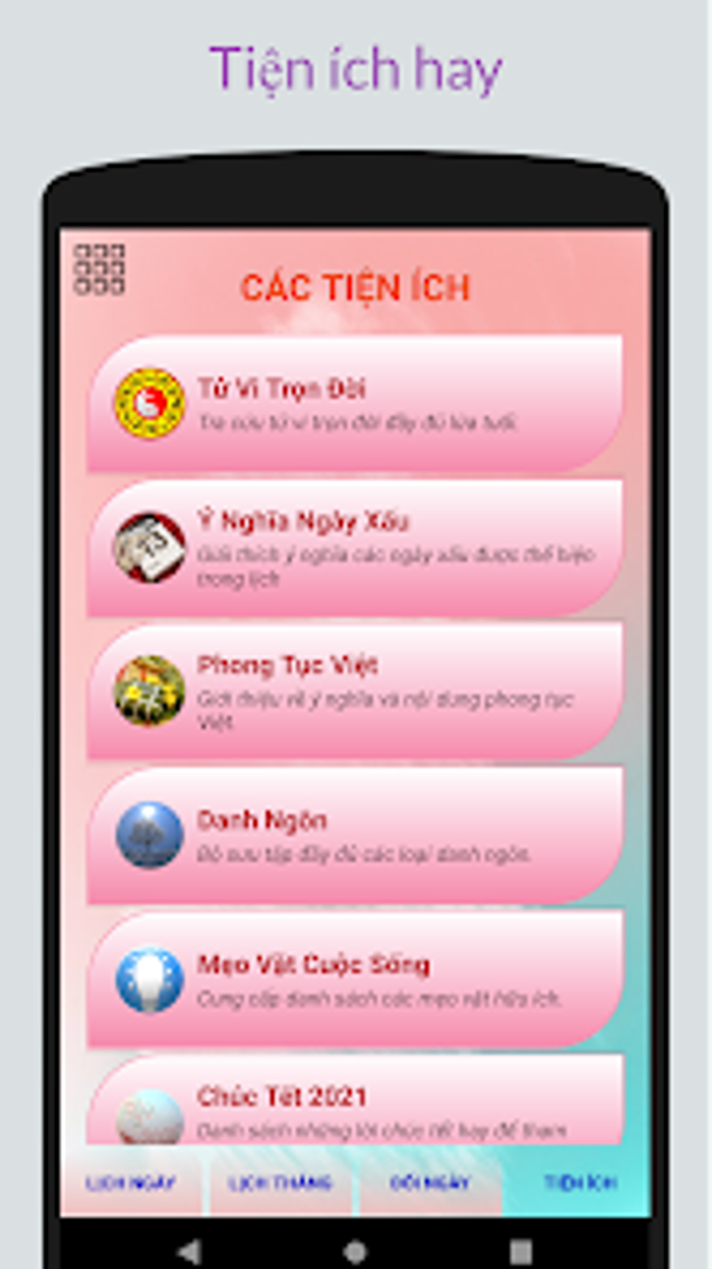 Lich Van Nien 2023 para Android - Descargar