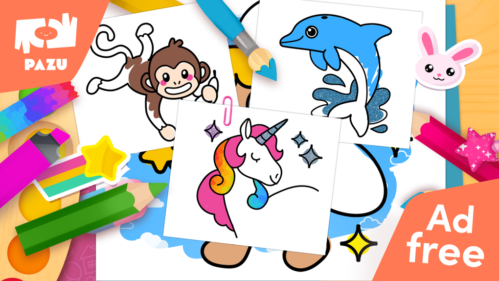 Coloring games for kids 2-6 pour iPhone - Télécharger