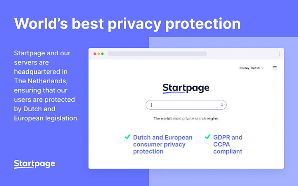 Startpage — Private Search Engine para Google Chrome - Extensión Descargar
