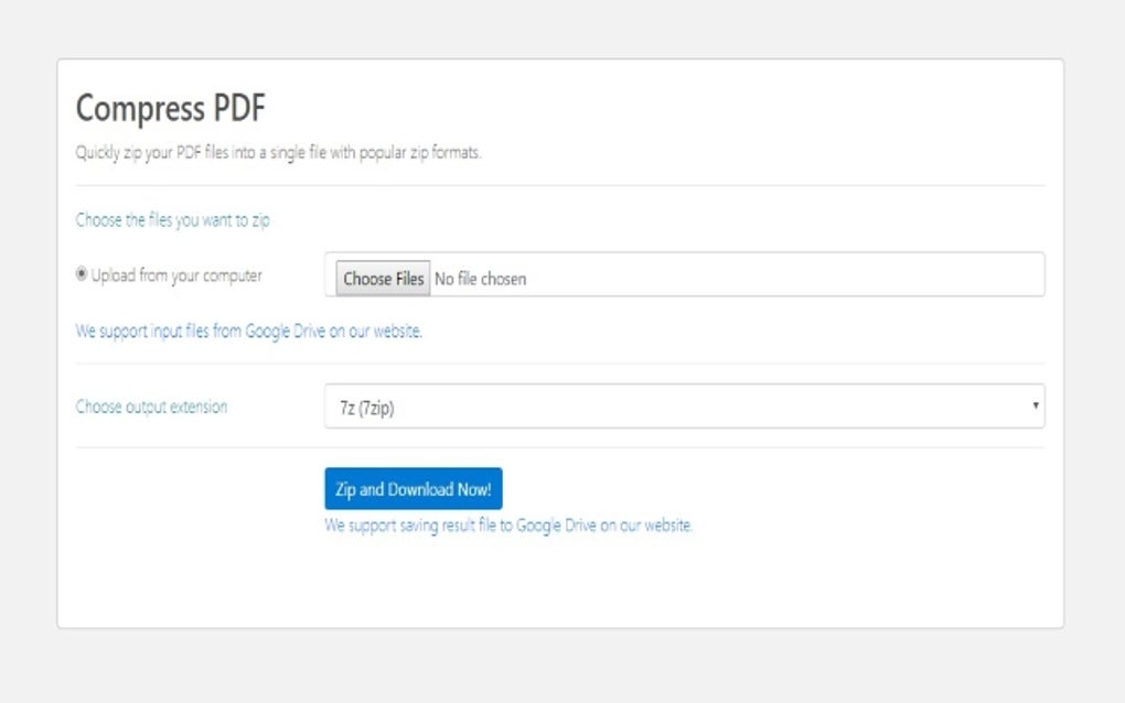 Compress PDF pour Google Chrome - Extension Télécharger