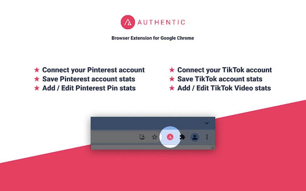 Authentic Stats para Google Chrome - Extensión Descargar