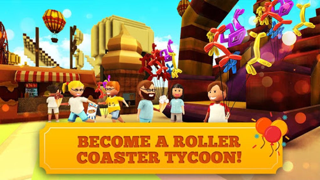 Roller Coaster Craft Blocky Building RCT Games APK for Android - Download