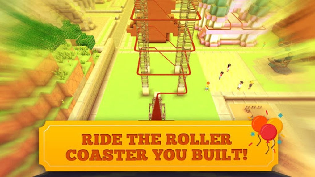 Roller Coaster Craft Blocky Building RCT Games APK for Android - Download