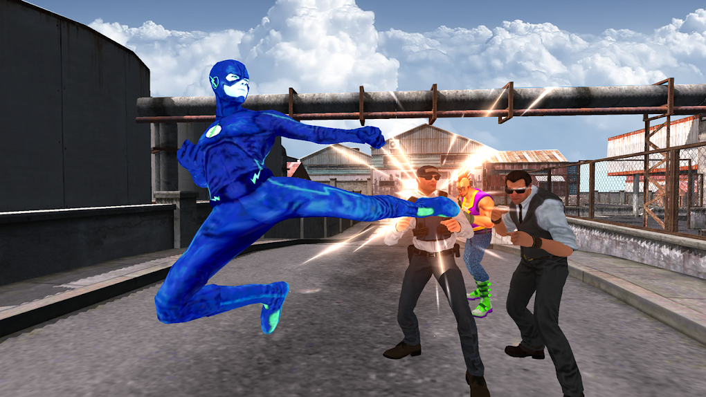 Superhero flash lightning hero for Android - Download