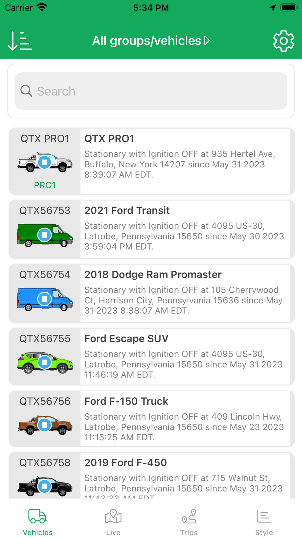Quartix Vehicle Tracking for iPhone - Download