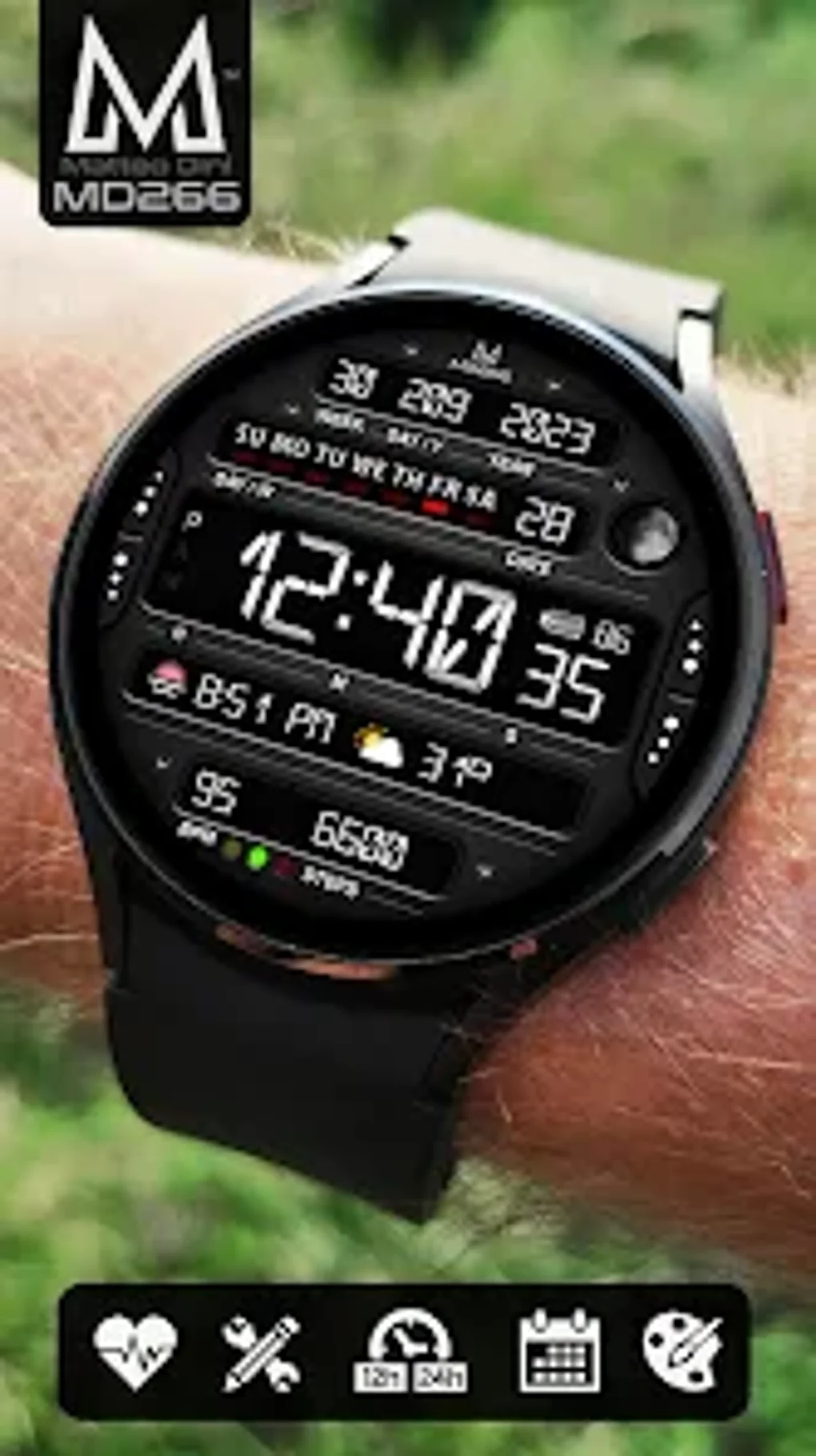 MD266 Classic Watch Face para Android - Descargar