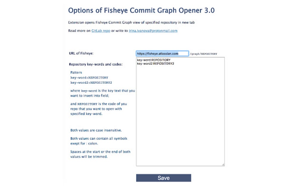 Fisheye Commit Graph Opener for Google Chrome - Extension Download