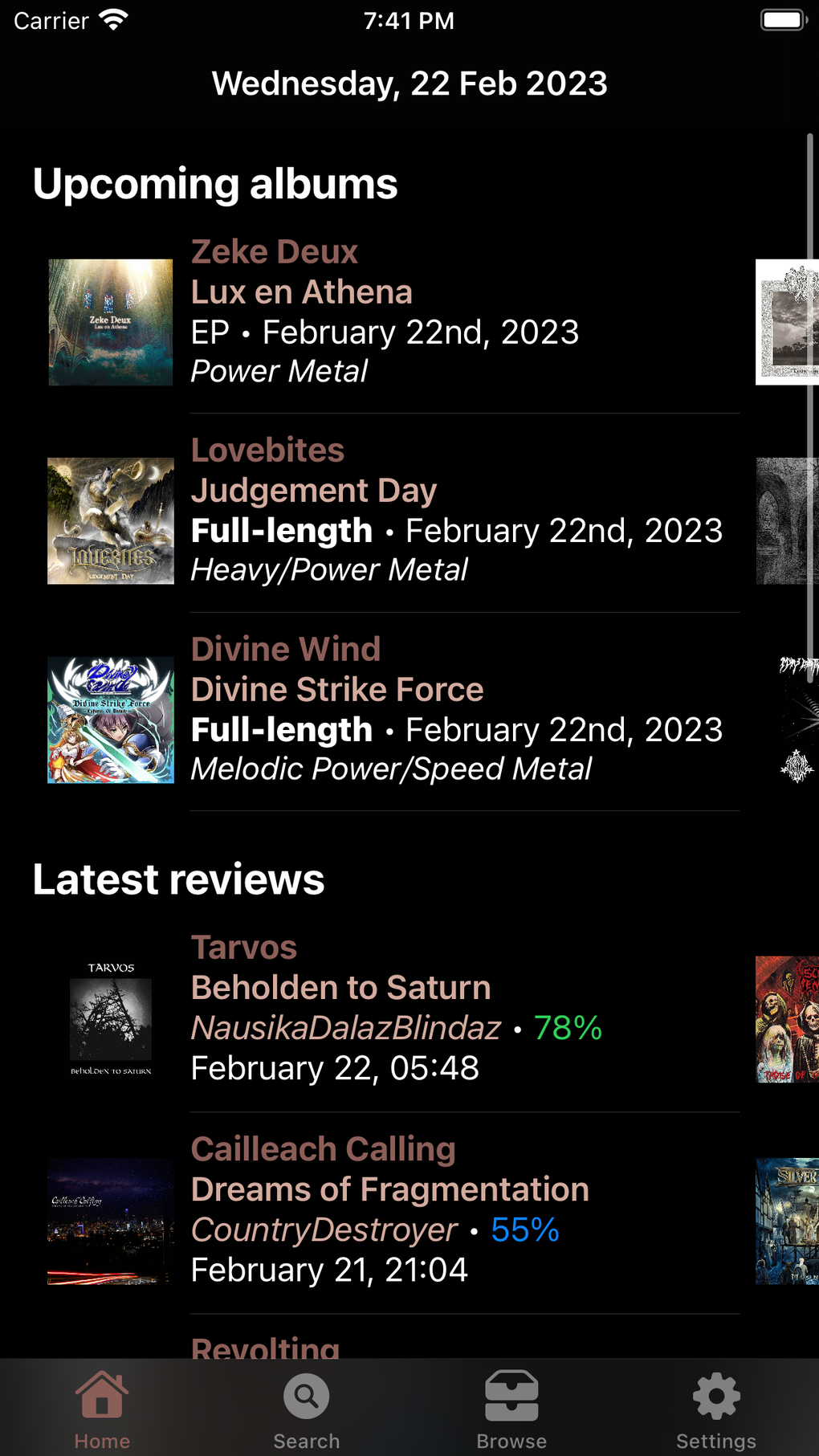 Metal Archives for iPhone - Download