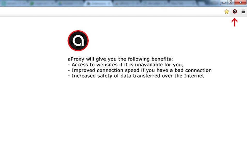 aProxy Google Chrome 용 - 확장 프로그램 다운로드