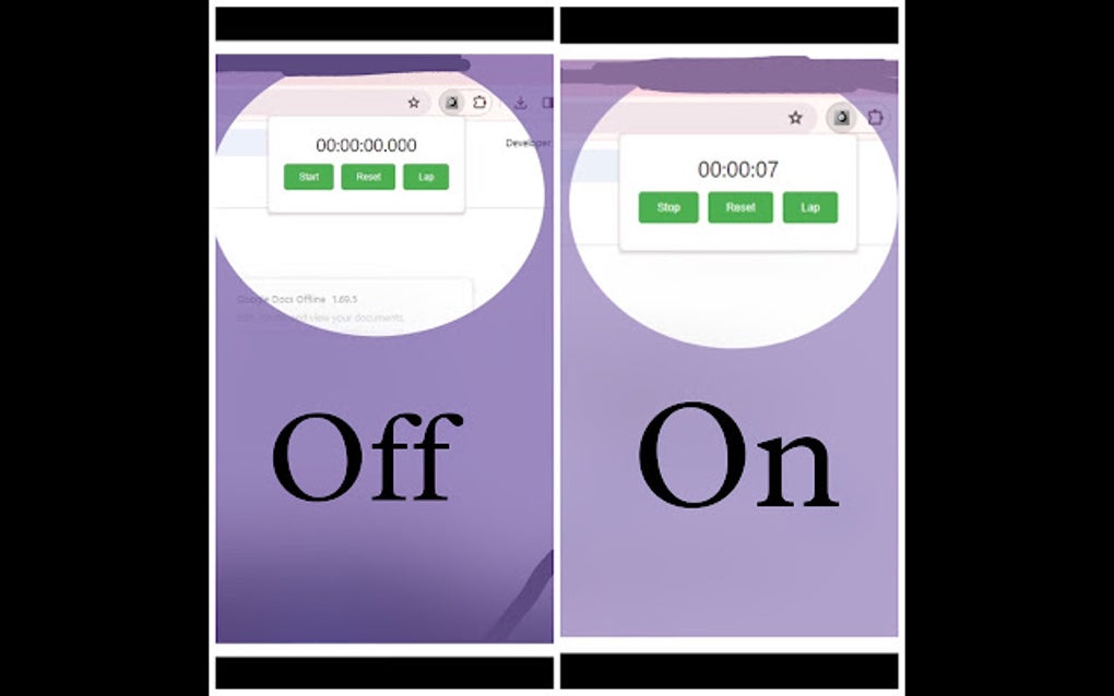 Simple Stopwatch for Google Chrome - Extension Download