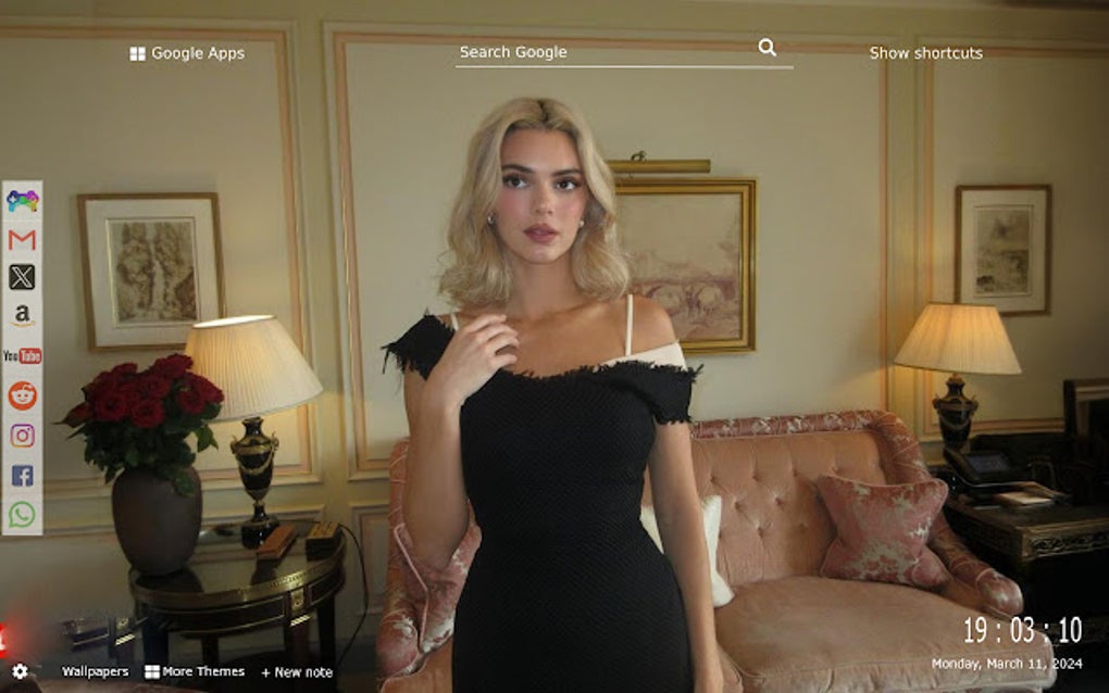 Kendall Jenner Wallpaper for Google Chrome - Extension Download