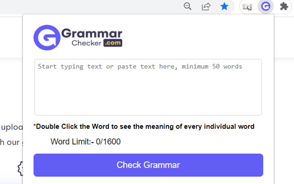 Grammar Checker สำหรับ Google Chrome - ส่วนขยาย ดาวน์โหลด