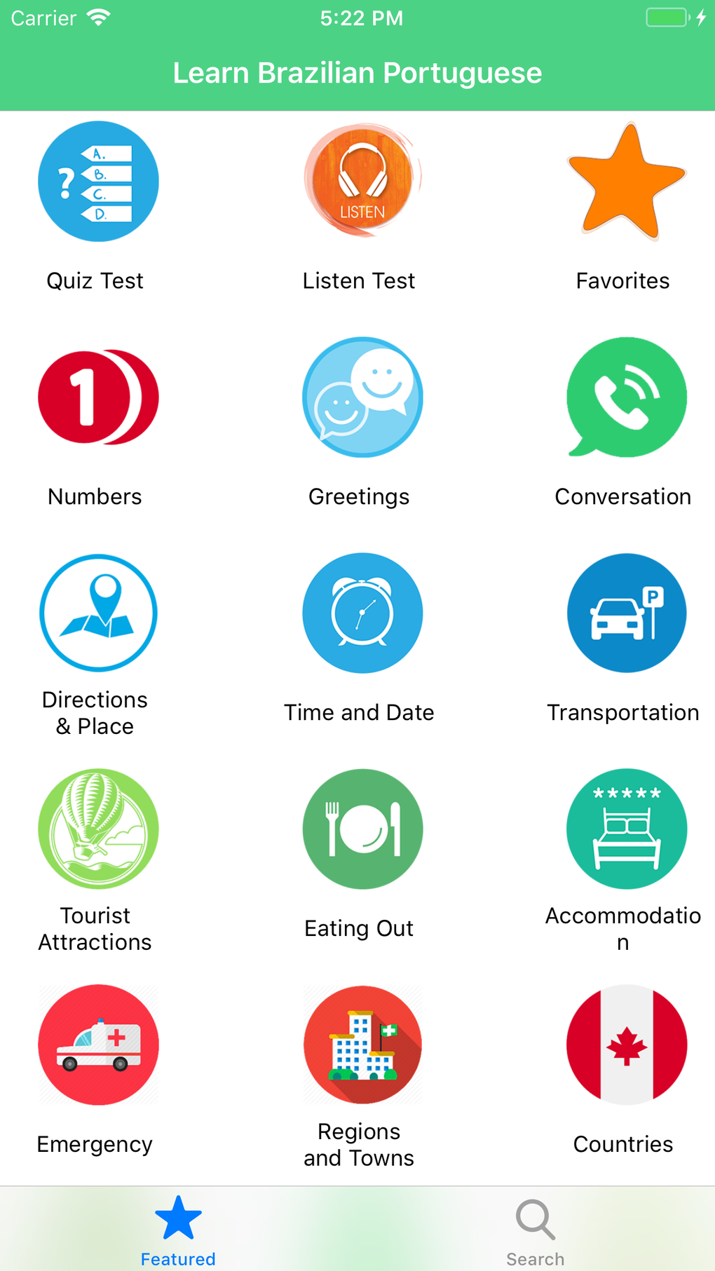 Learn Brazilian Portuguese for iPhone - Download