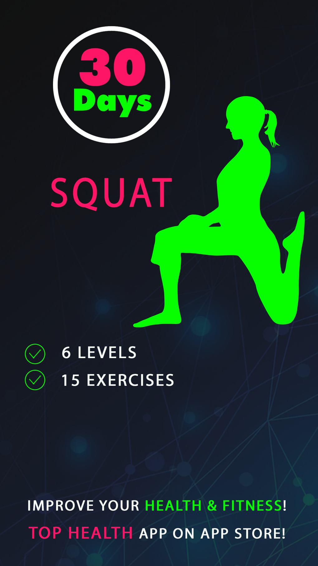 30 Day Squat Fitness Challenges Daily Workout for iPhone - Download