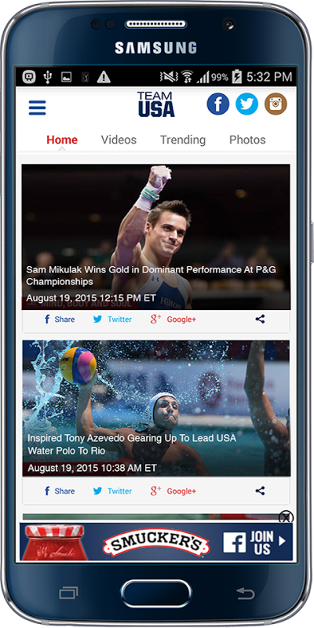 Android 용 Team USA APK - 다운로드