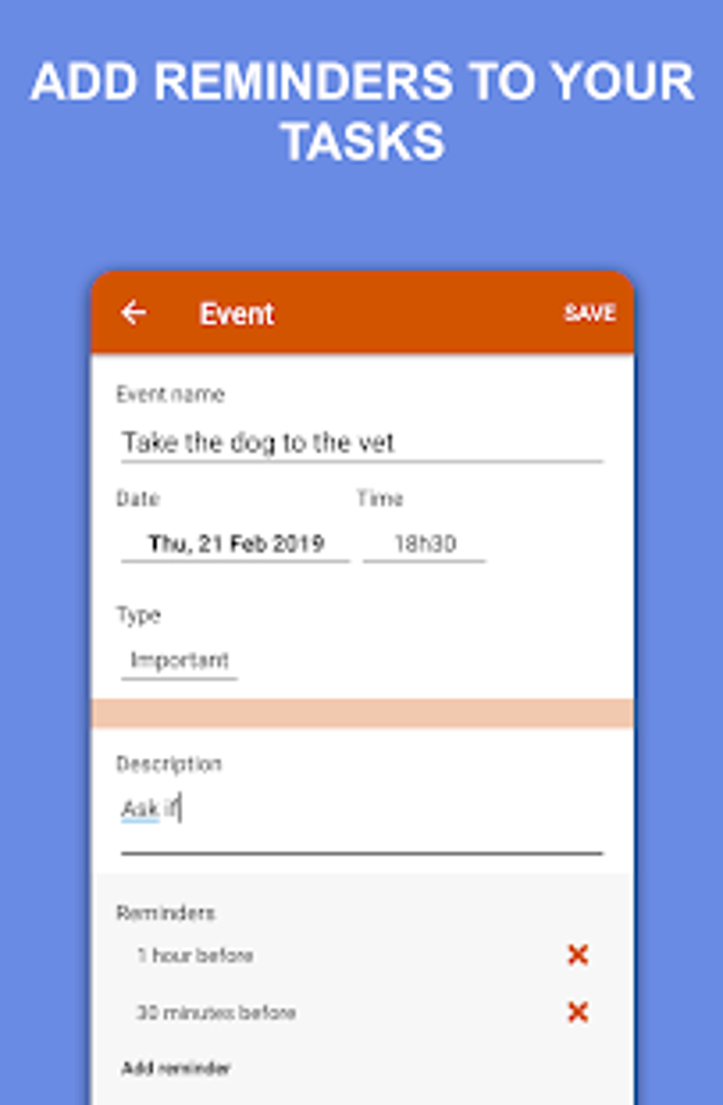Task Agenda: organize and remember your tasks APK para Android - Descargar