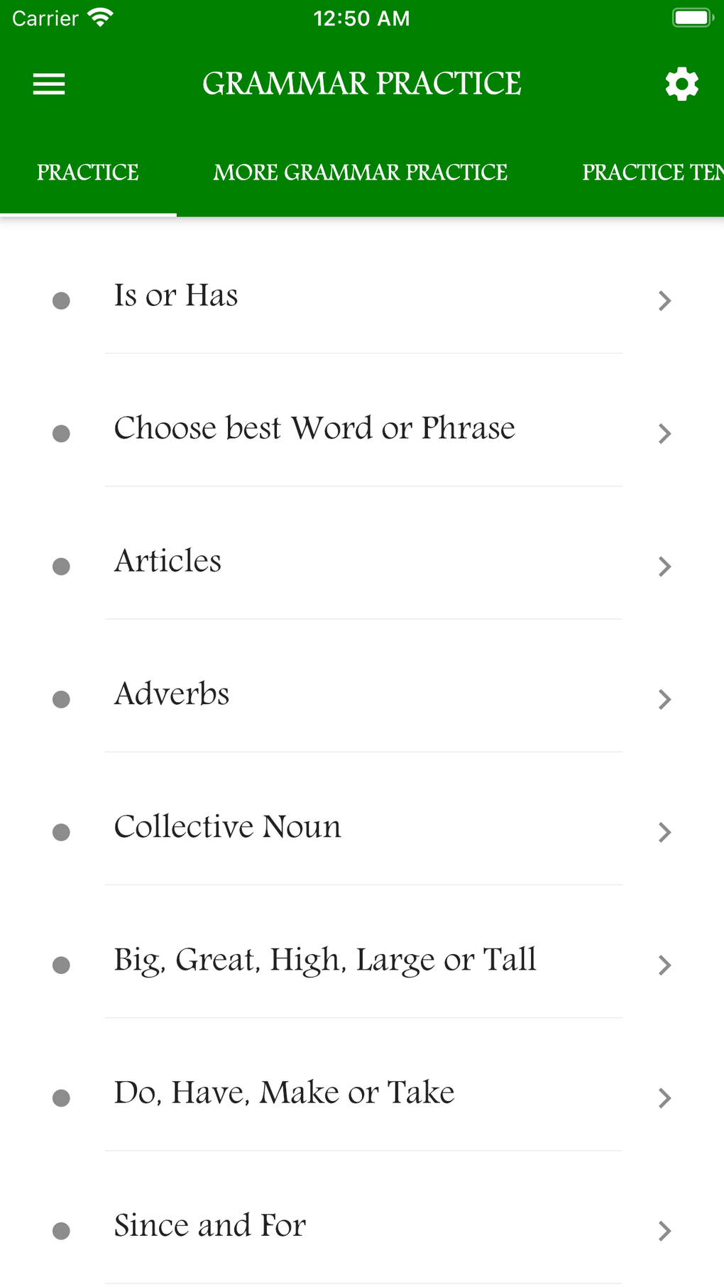 English Grammar - Practice für iPhone - Download