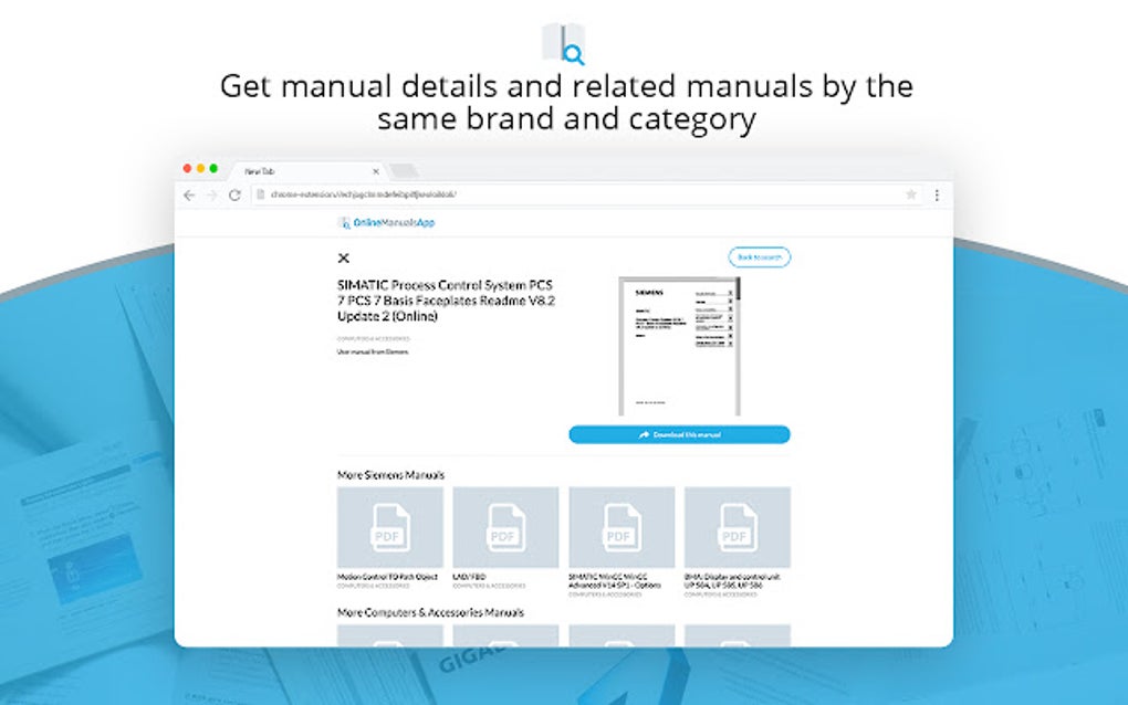 Online Manuals App for Google Chrome - Extension Download