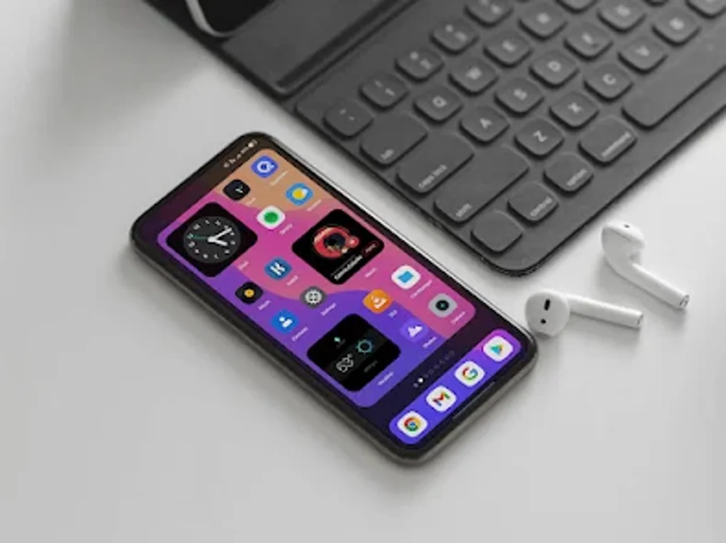 Android 용 iBlurDock - iOS Dock Wallpaper - 다운로드