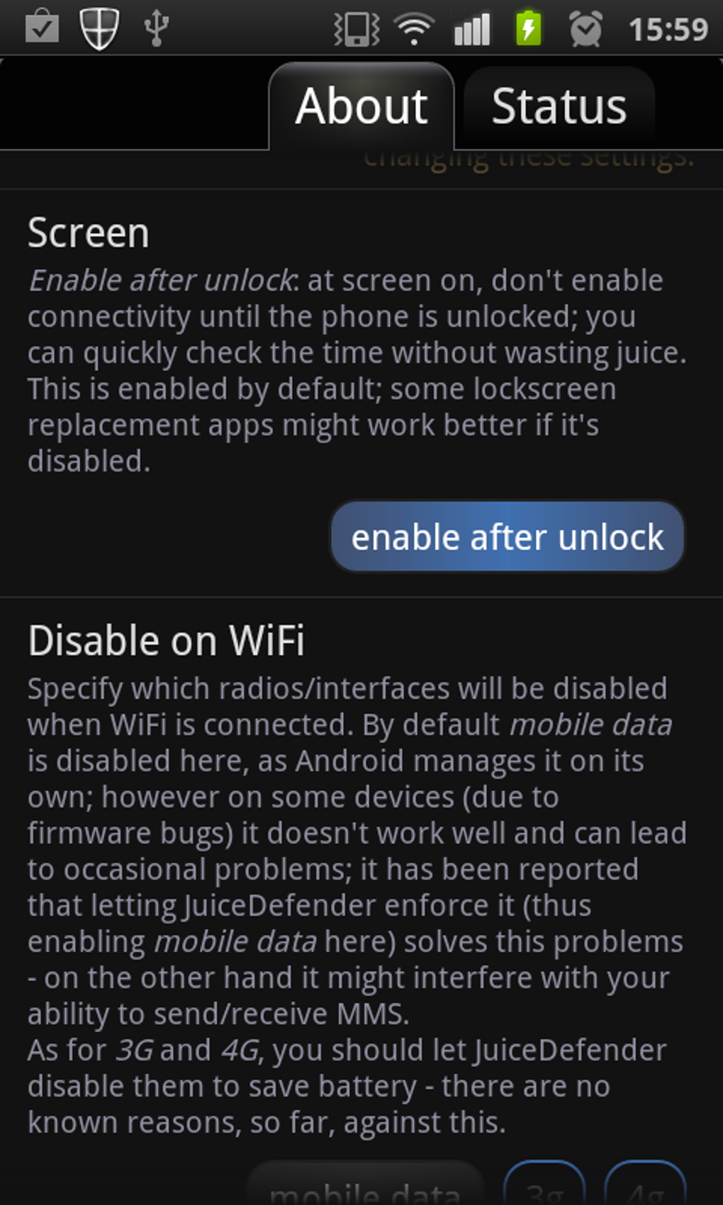 JuiceDefender para Android - Descargar