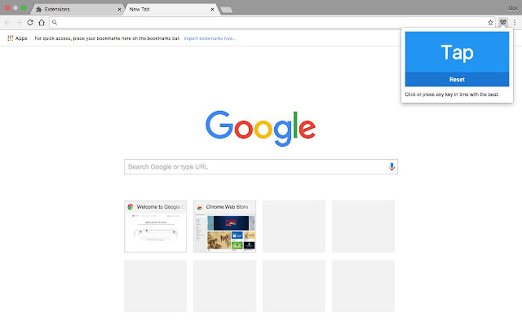 BPM Tapper Google Chrome 용 - 확장 프로그램 다운로드
