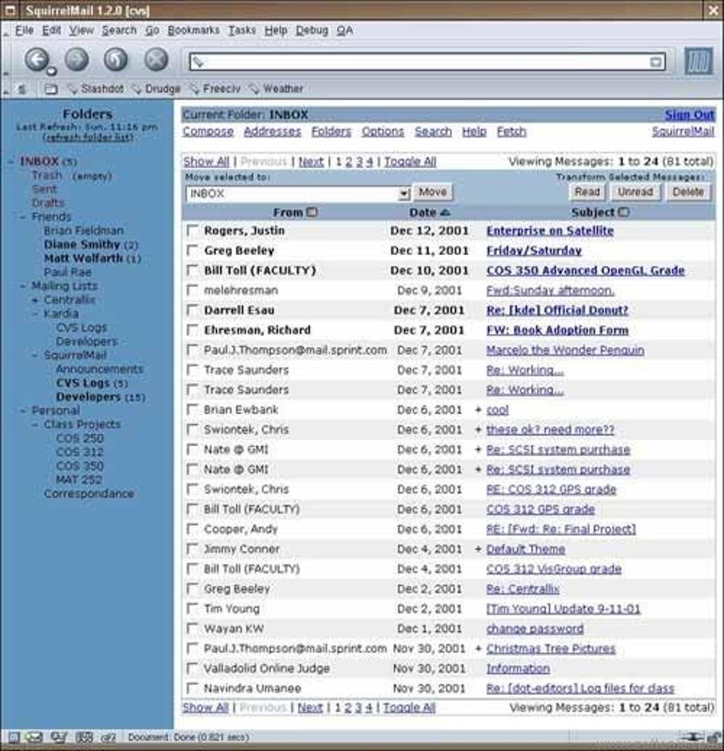 SquirrelMail X para Mac - Descargar