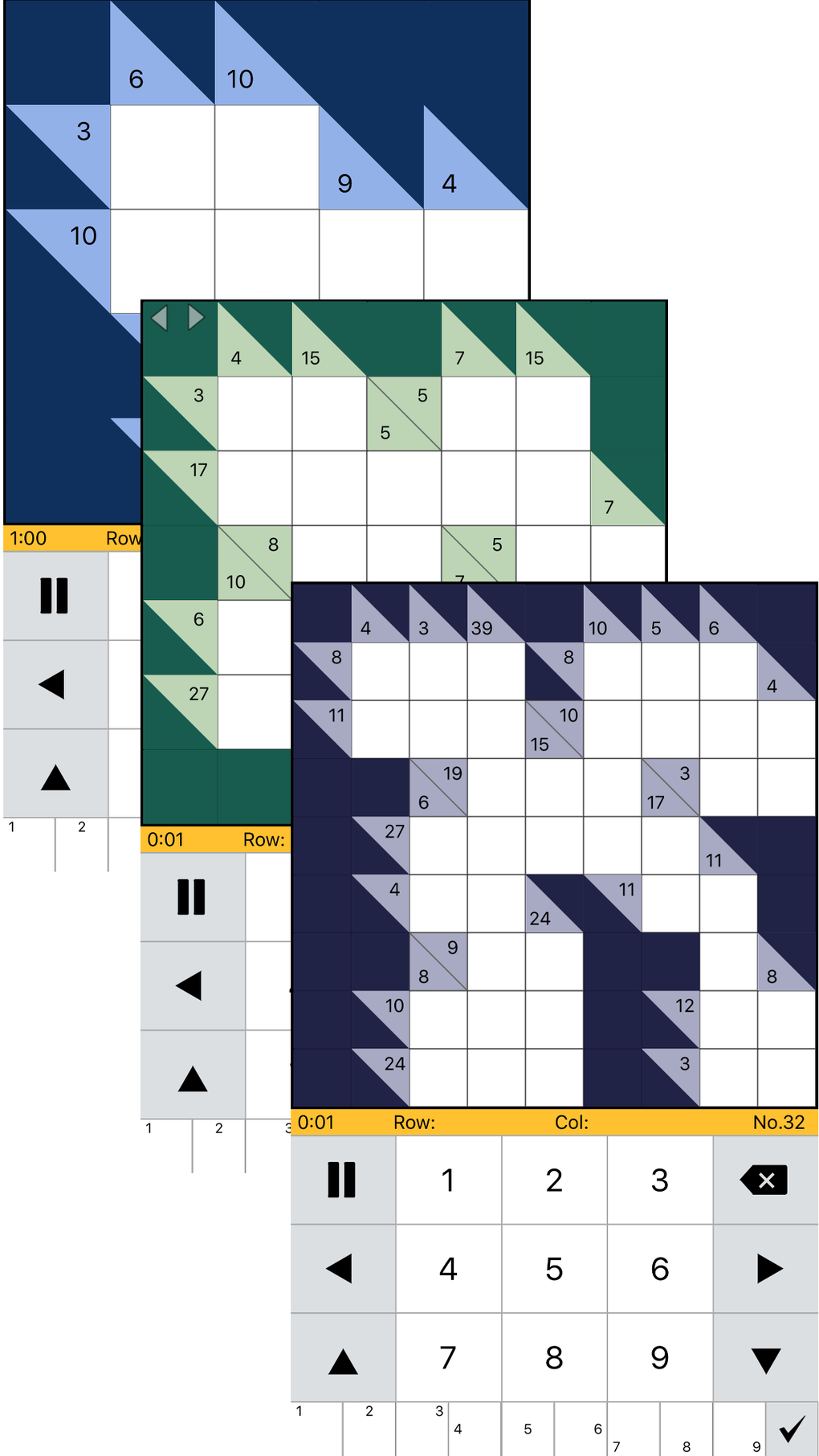 Kakuro Logic Puzzles for iPhone - Download