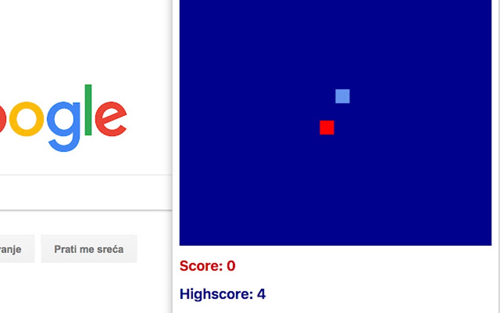 Snake para Google Chrome - Extensión Descargar