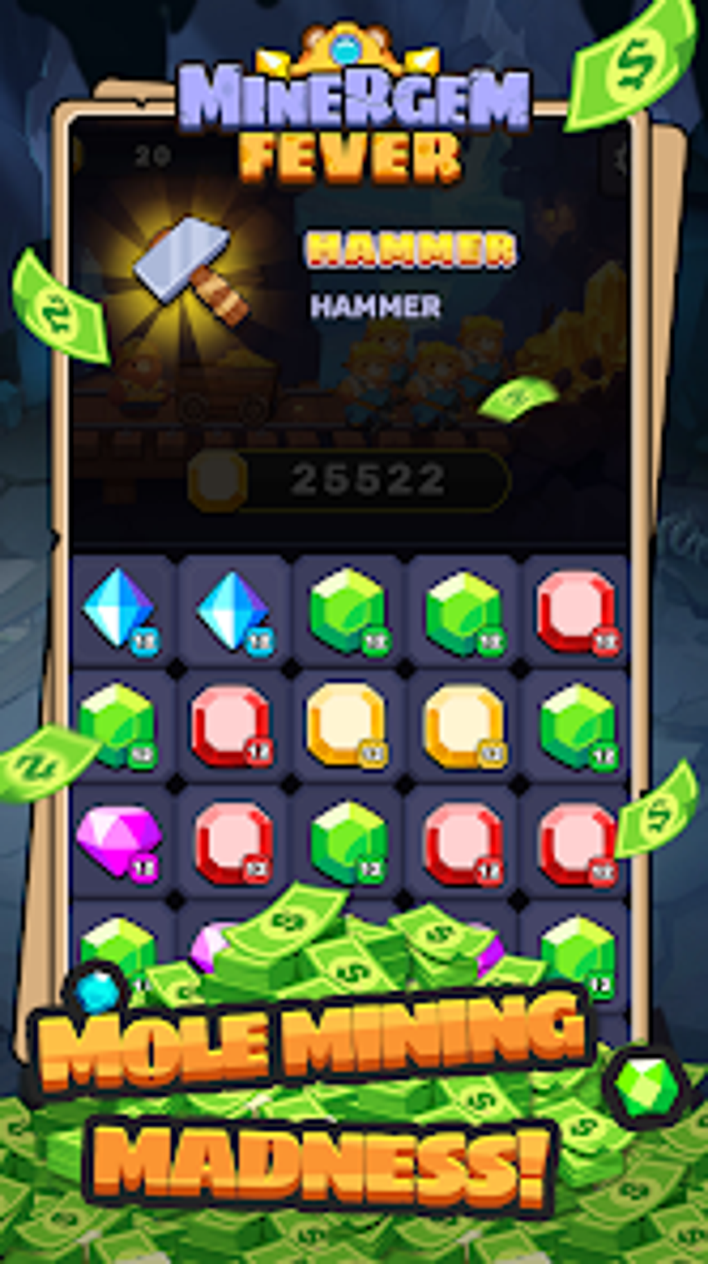 Miner Gem Fever for Android - Download