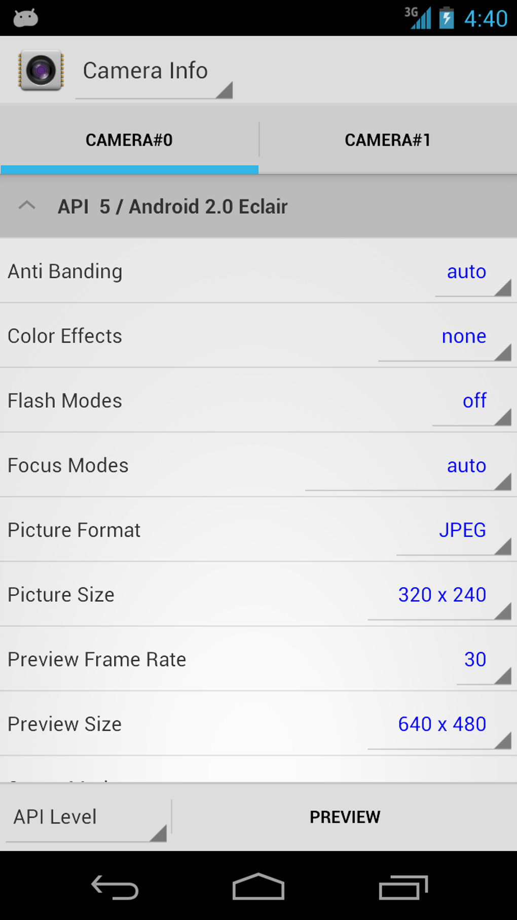 Camera Info APK สำหรับ Android - ดาวน์โหลด