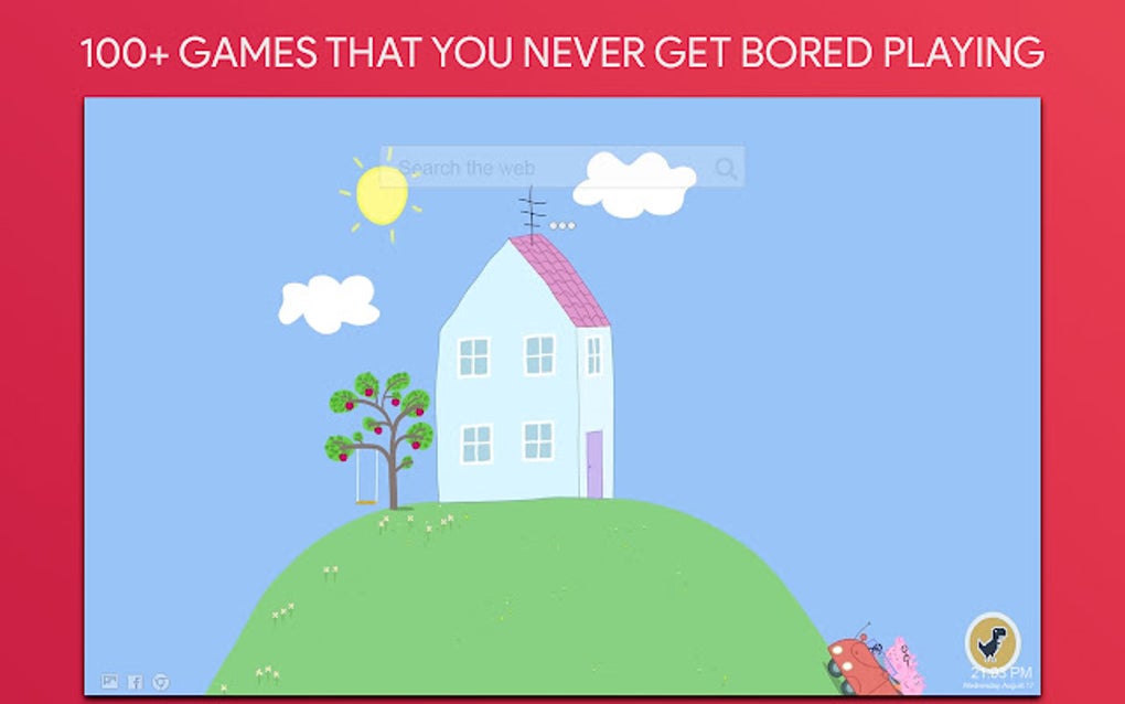 Peppa Pig House Wallpaper HD Custom New Tab pour Google Chrome ...