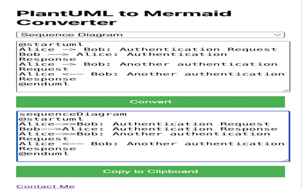 PlantUML to Mermaid Converter cho Google Chrome - Tiện ích mở rộng Tải về